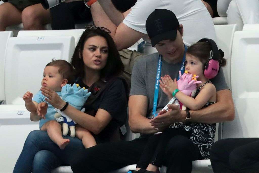 Ashton Kutcher and Mila Kunis make rare public appearance with their ... Ashton Kutcher and Mila Kunis make rare public appearance with their ...